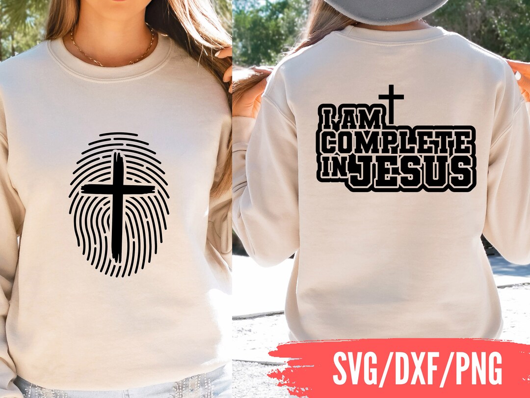 Fingerprint Cross SVG: Christian Shirt Design (digital Download) - Etsy