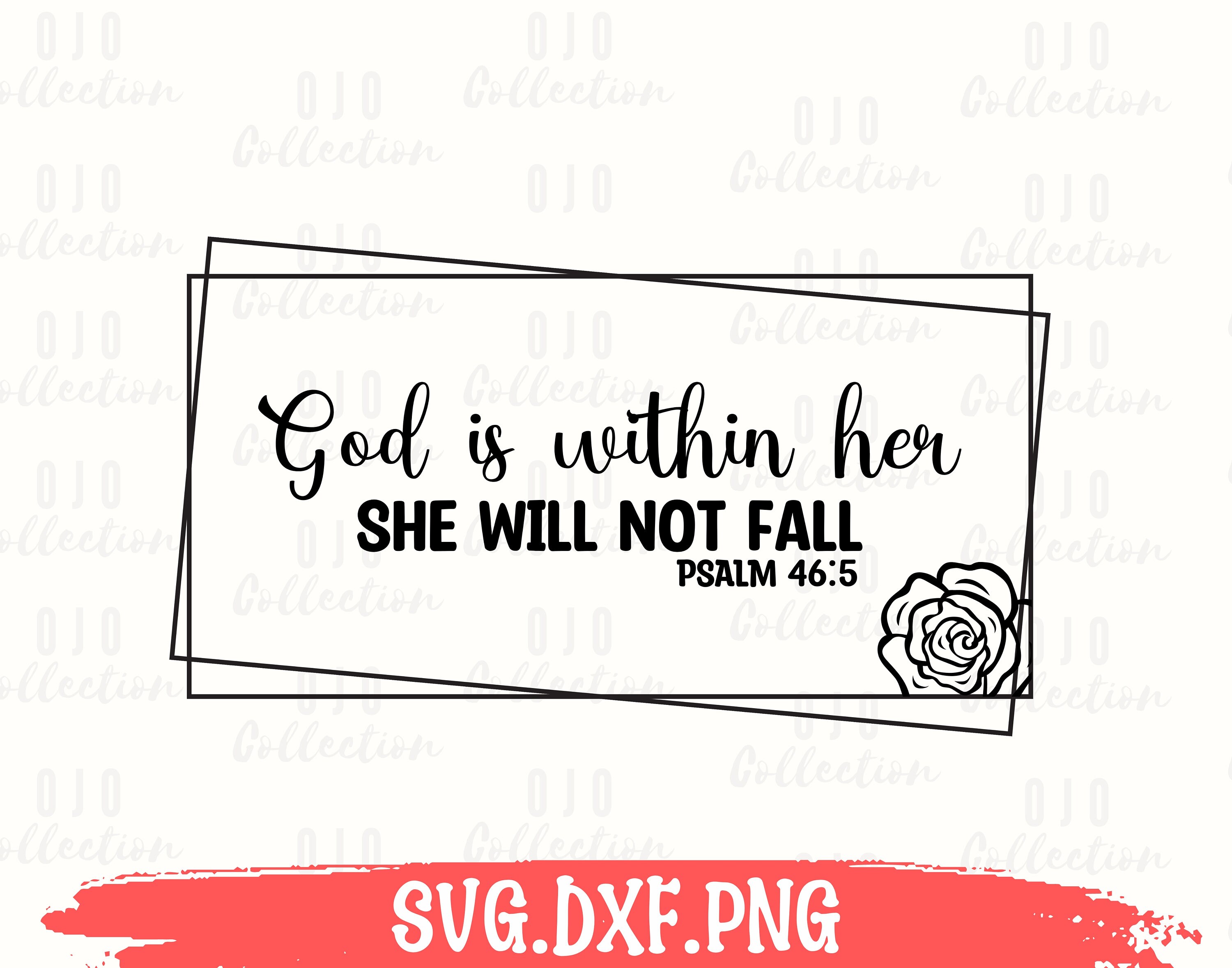 God is Within Her Svg Bible Verse Svg Faith Shirt Svg - Etsy