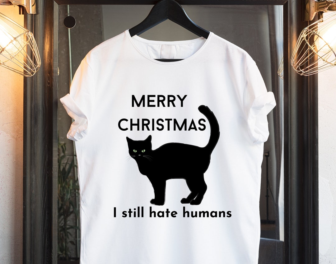 Merry Christmas SVG Animal Christmas SVG Cat Christmas SVG - Etsy
