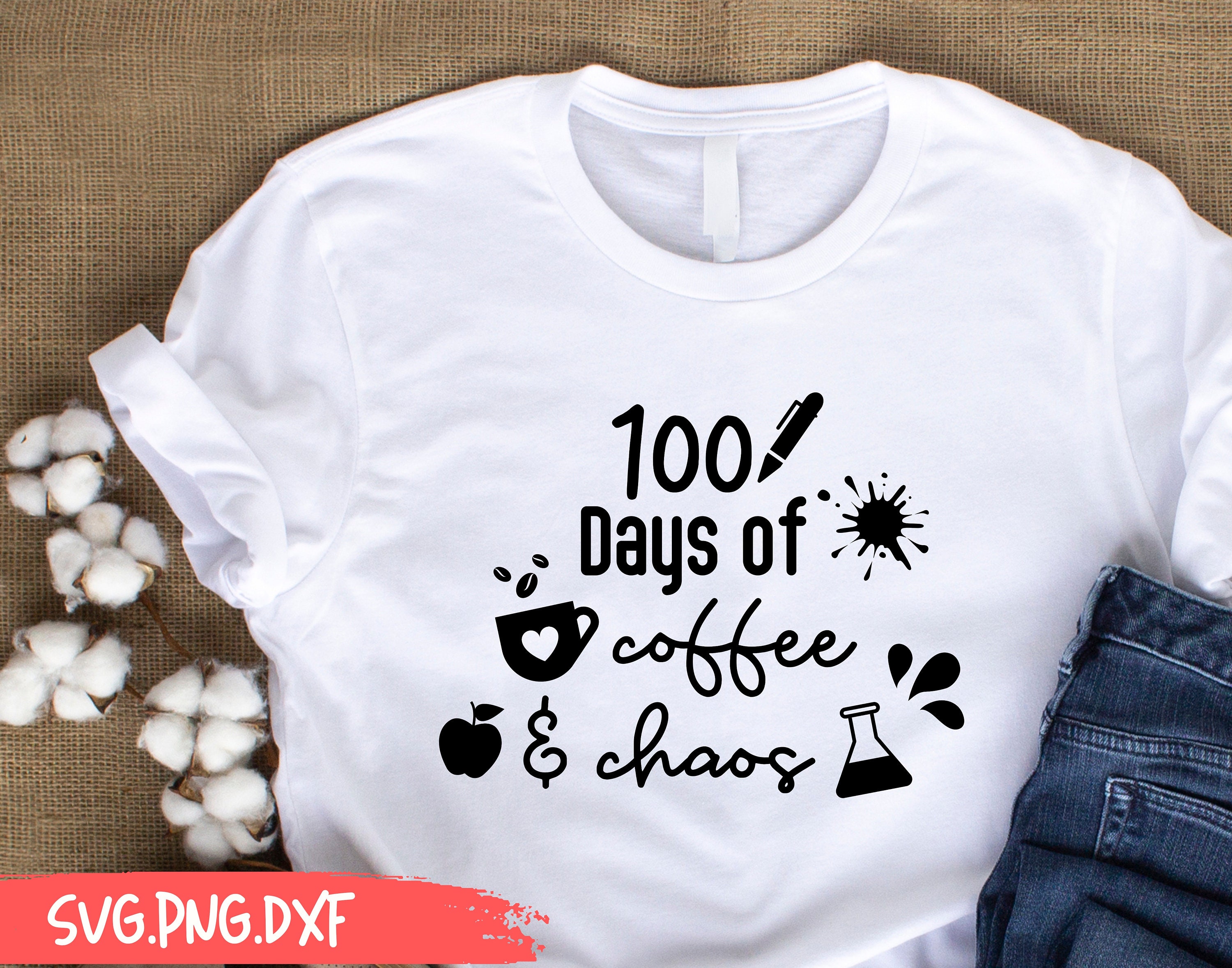 100 Days of School SVG 100 Days SVG School Shirt Svg - Etsy