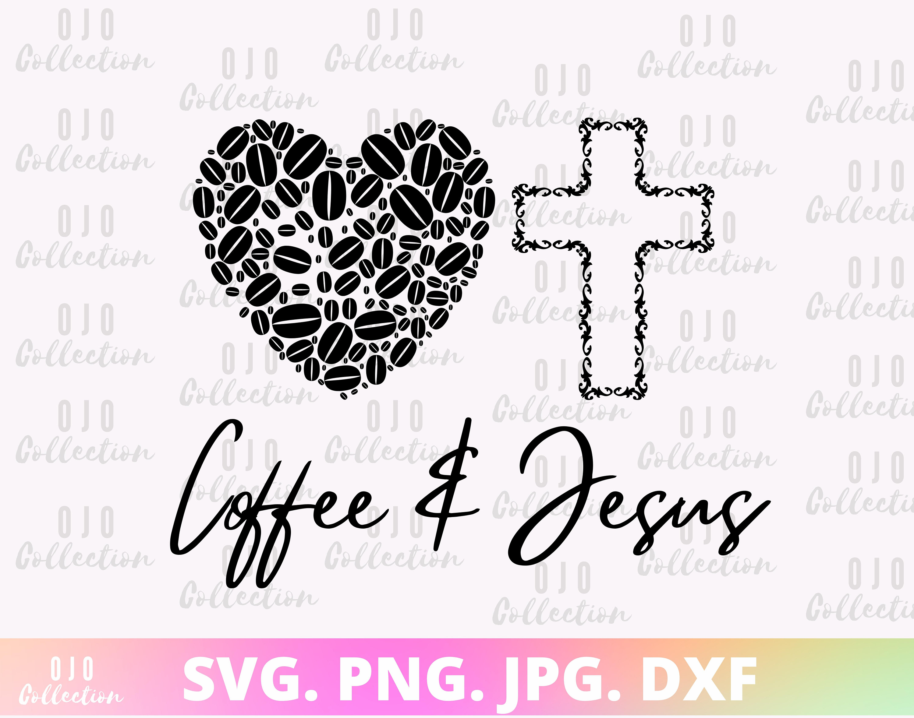 Coffee and Jesus SVG Christian SVG Coffee SVG Jesus Svg - Etsy