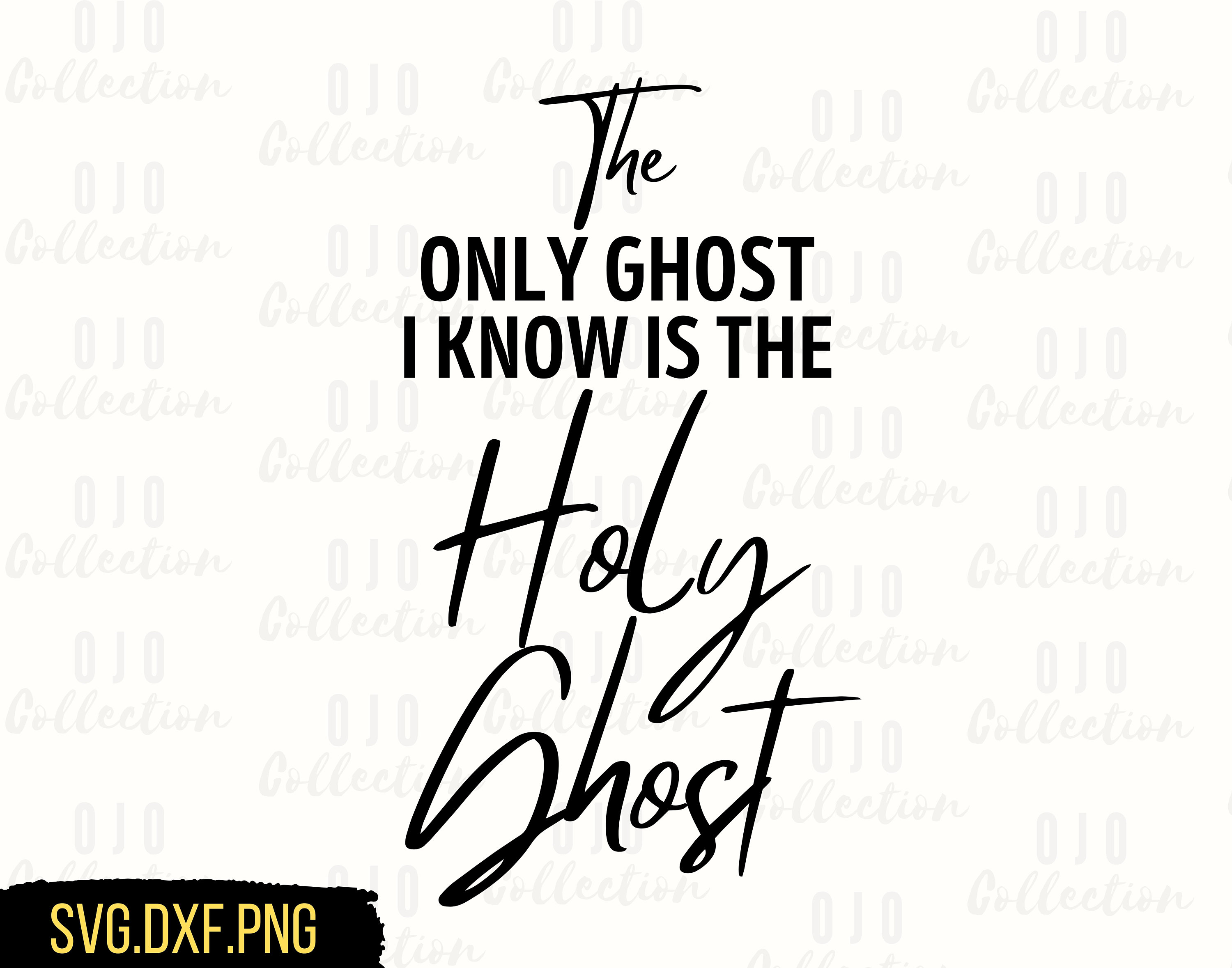 Christian Halloween SVG Holy Ghost SVG Halloween SVG - Etsy