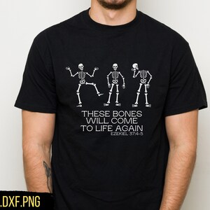 Christian Halloween Skeleton SVG: Bible Verse Design (digital Download ...