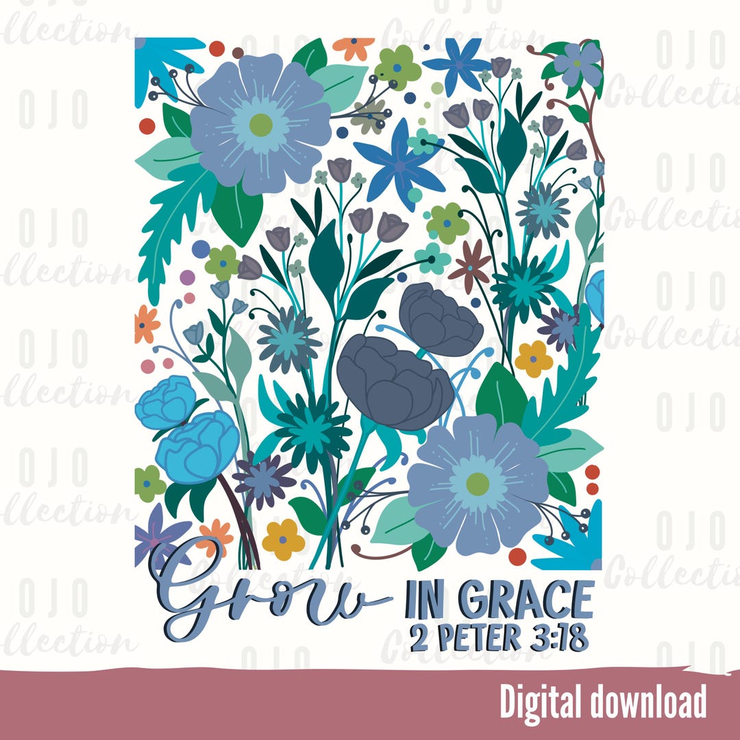 Boho Floral Bible Verse PNG: Christian Women Design (digital Download ...
