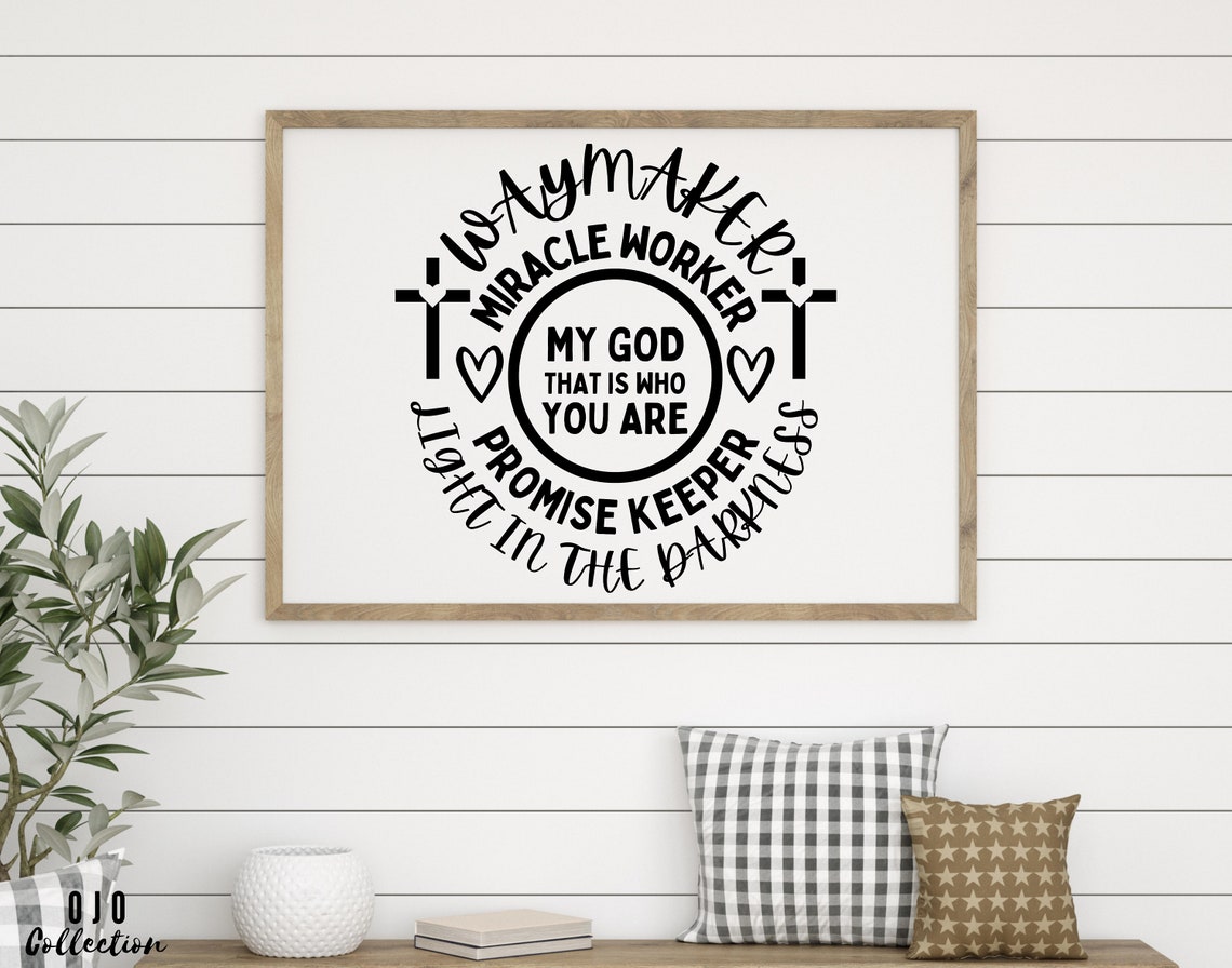 Waymaker SVG Miracle Worker SVG Christian SVG Christian - Etsy