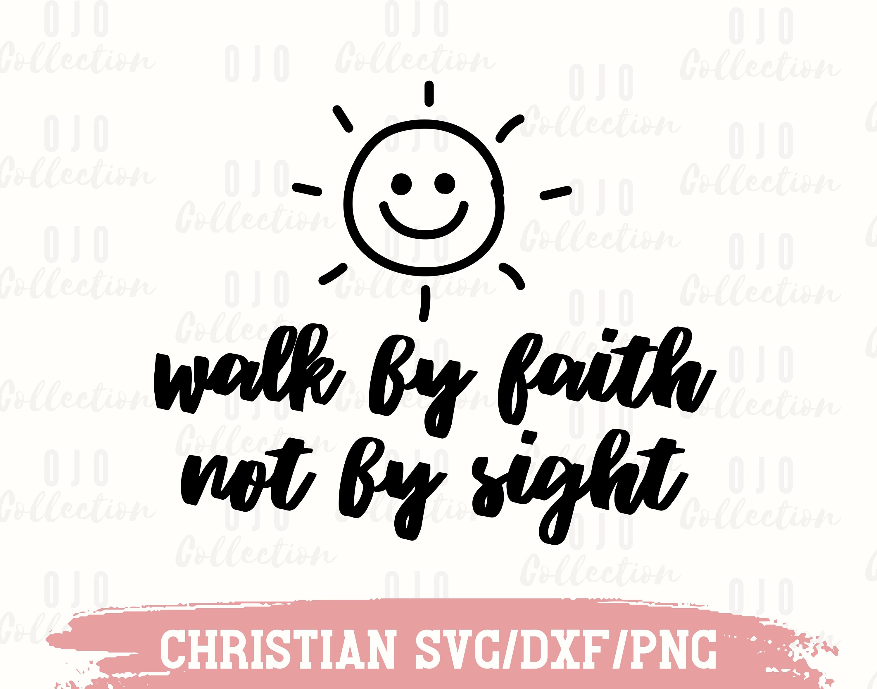 Walk by Faith SVG Bible Verse SVG Scripture SVG Faith Svg - Etsy Canada