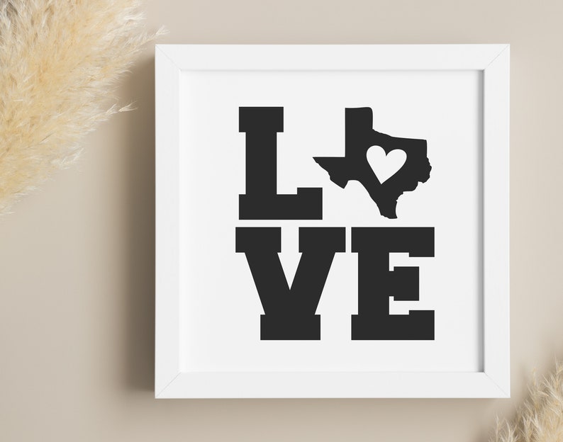Texas Love Svg Texas SVG Texas State SVG Texas Home Svg - Etsy