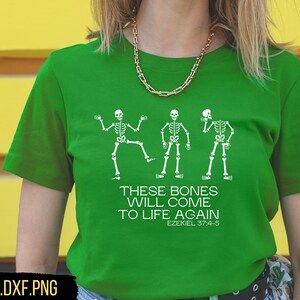 Christian Halloween Skeleton SVG: Bible Verse Design (digital Download ...