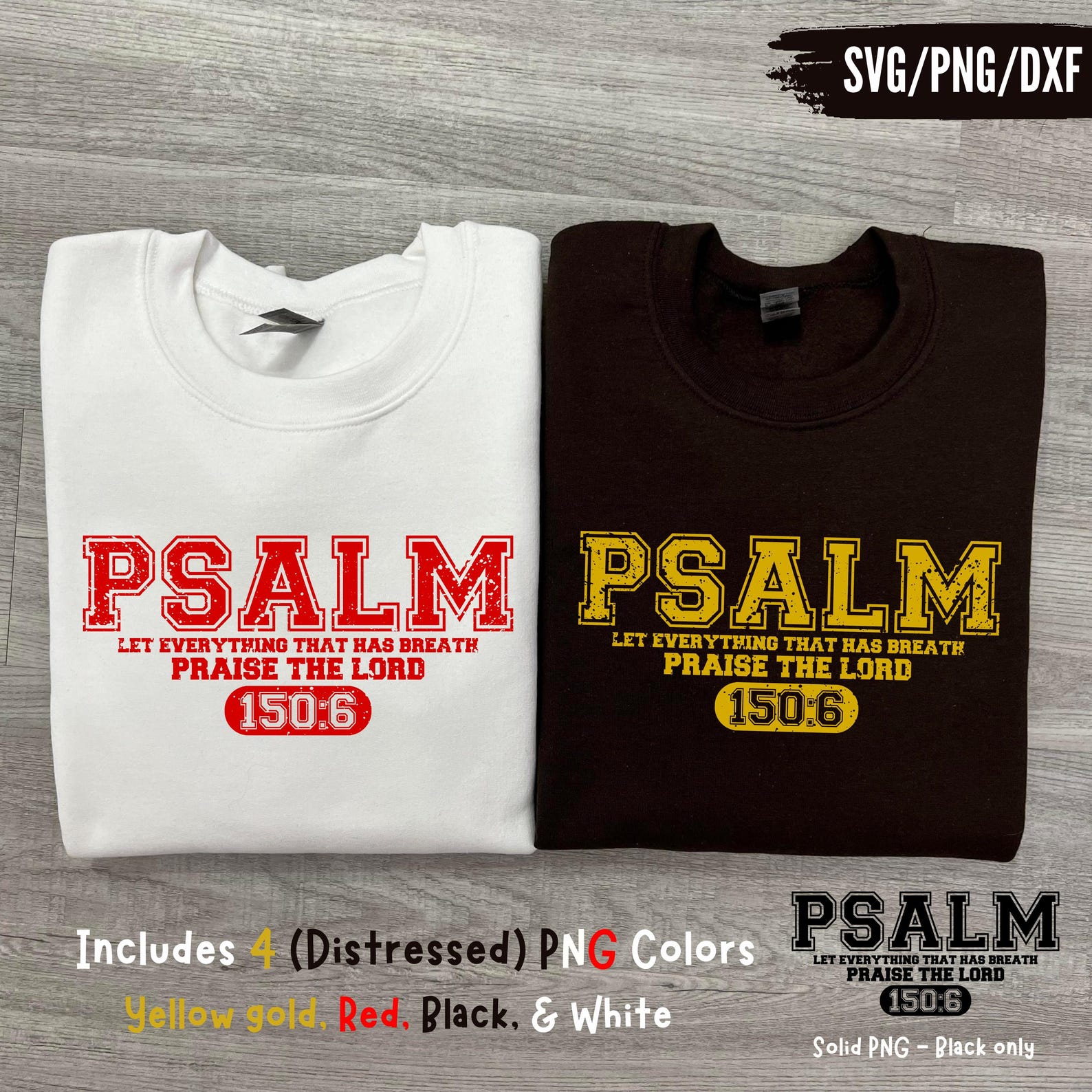 Bible Verse SVG PNG, Psalm 150:6 Let Everything That Has Breath Praise ...