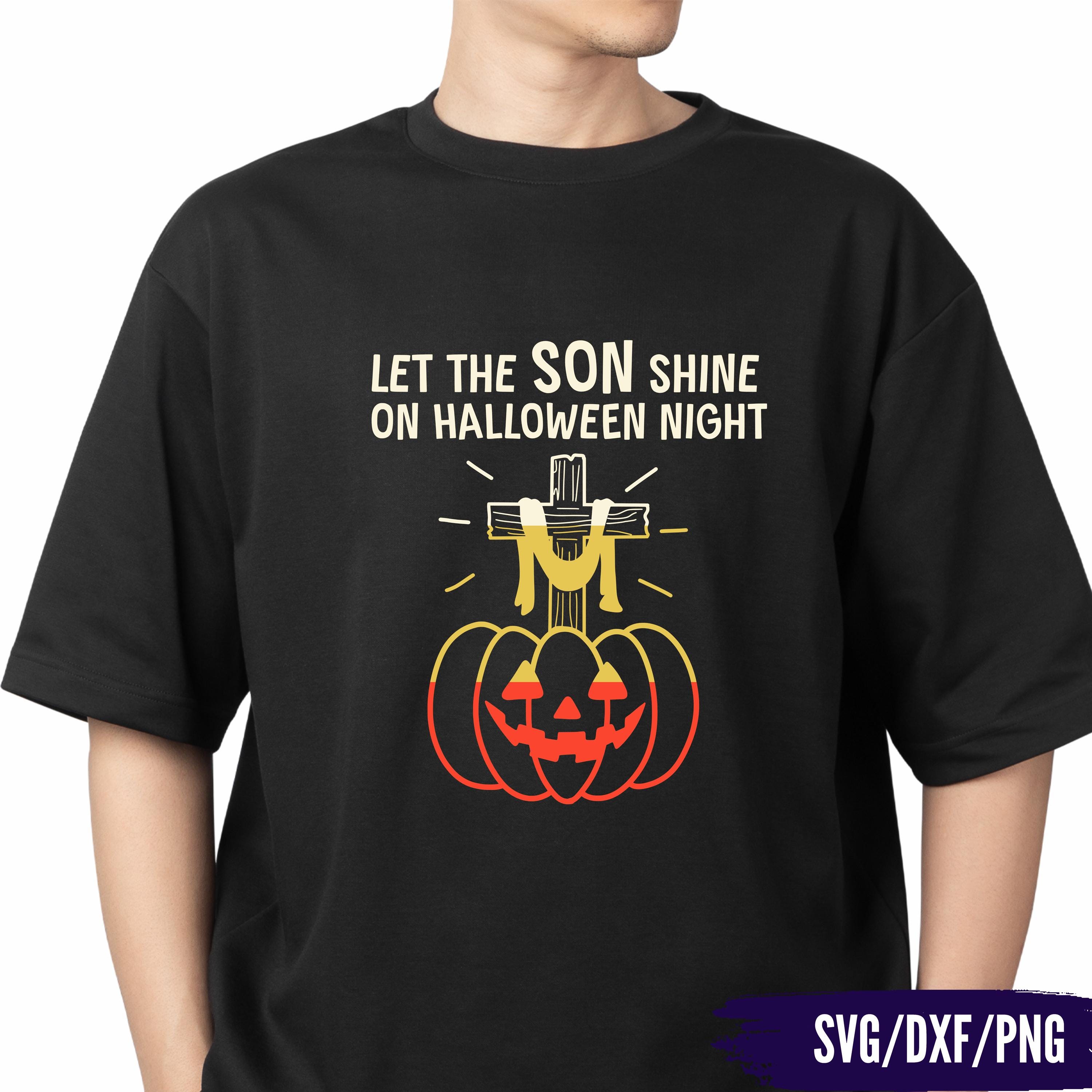 Christian Halloween SVG: Jesus is the Light, Religious Design (digital ...