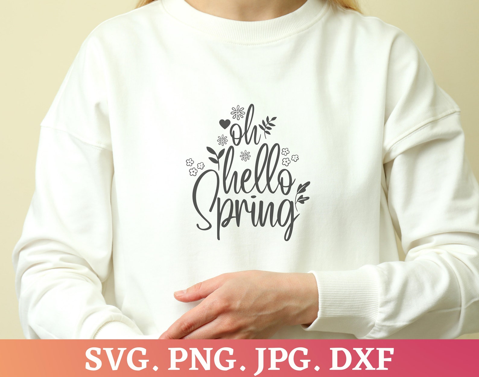 Oh Hello Spring SVG Spring SVG Hello Spring SVG Porch Sign - Etsy