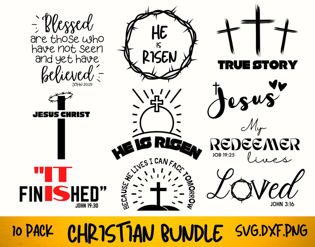 Christian Easter SVG Bundle, Easter SVG, Christian SVG, Religious ...