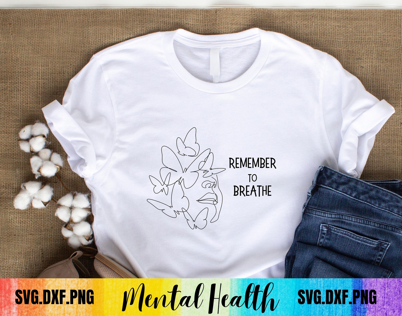 Remember to Breathe SVG Mental Health SVG Positive SVG - Etsy