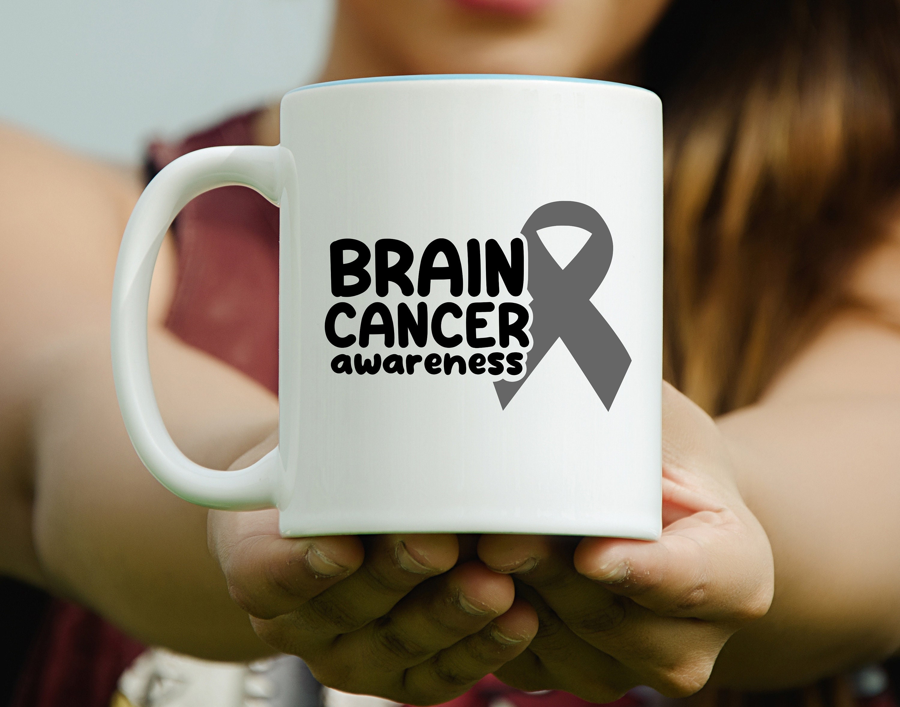 Cancer Ribbon Svg Brain Cancer Svg Cancer Awareness Svg - Etsy