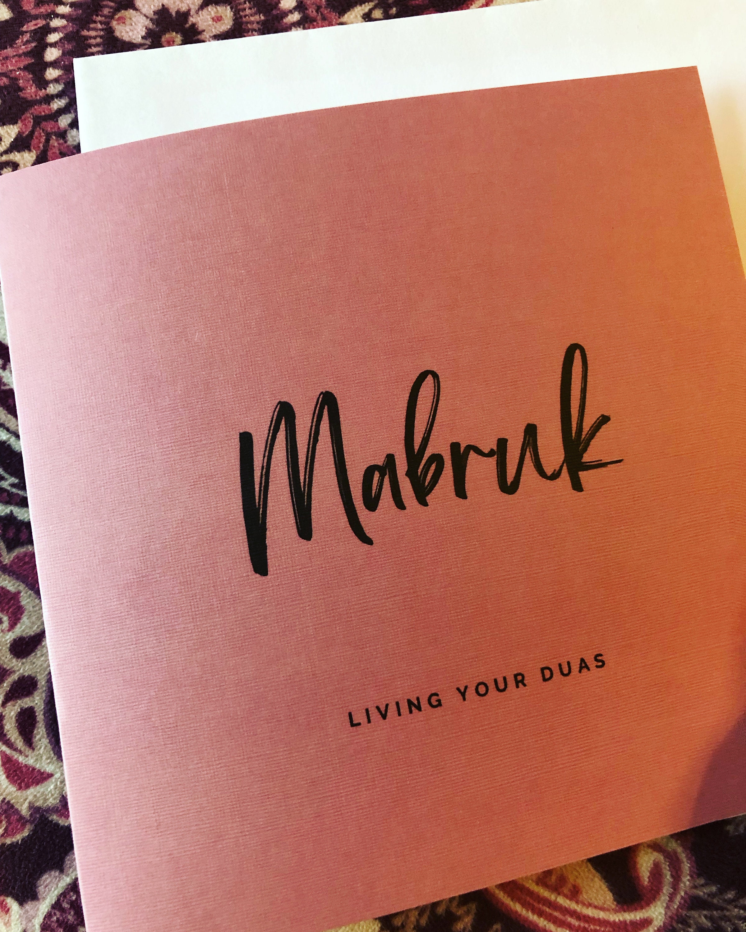 Mabruk Greeting Card - Islamic Greeting Cards - Etsy
