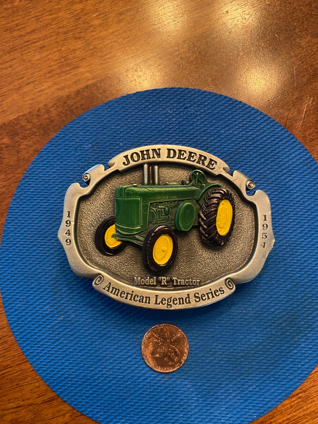 Vintage John Deere Tractor Belt Buckle: American Legend Series, Limited ...