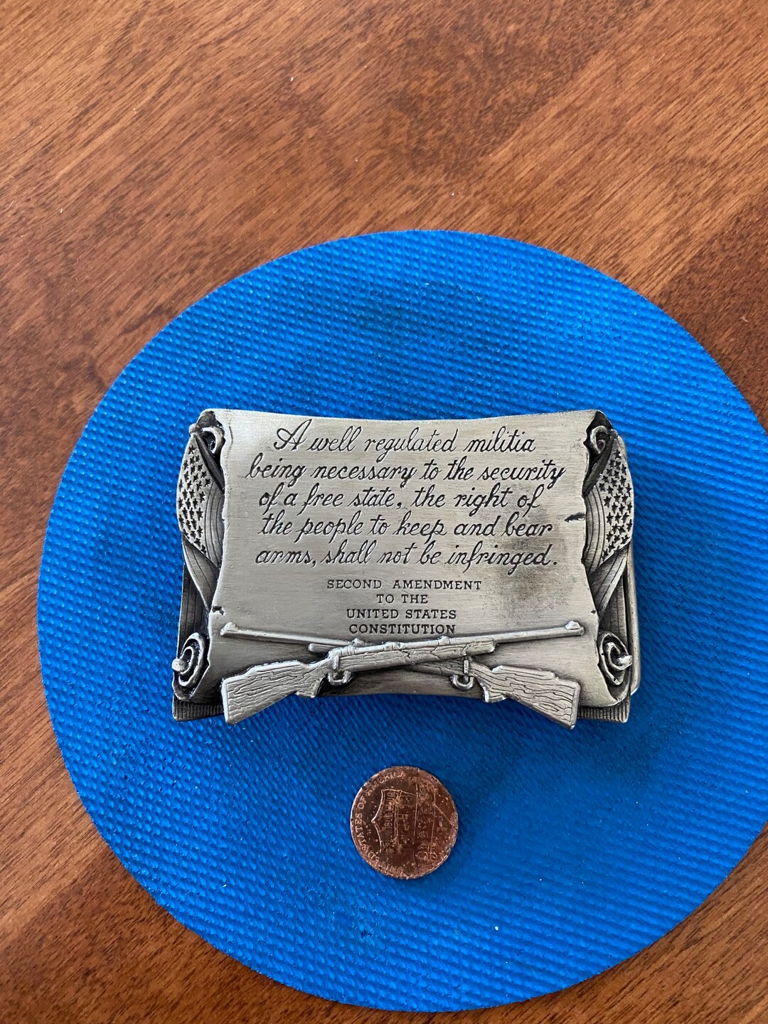 Vintage (1984) U.S. Constitution Cool Siskiyou Buckle Company 2nd ...