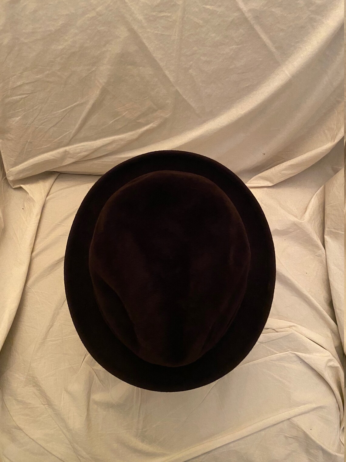 Vintage Resistol Fedora, Jet Brown Velour Fur Felt, Size 7 1/8 - Etsy