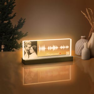 Custom Gold Soundwave Art Plaque: Personalized Song Gift With QR Code ...
