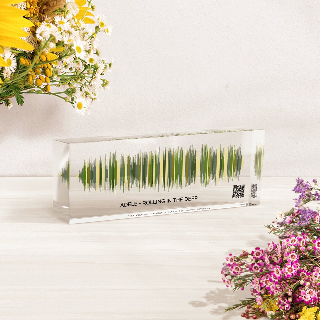 Soundwave Art, Couples Gift, Sound Wave Art, 4th Anniversary Gift, 3rd ...