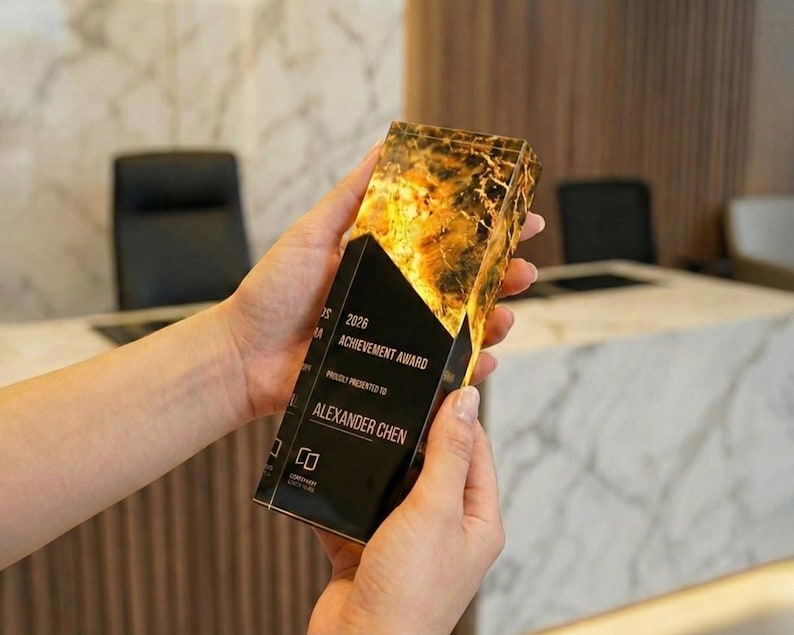 Custom Acrylic Trophy Award | Top Sales Performer & Deal Toy | Million ...