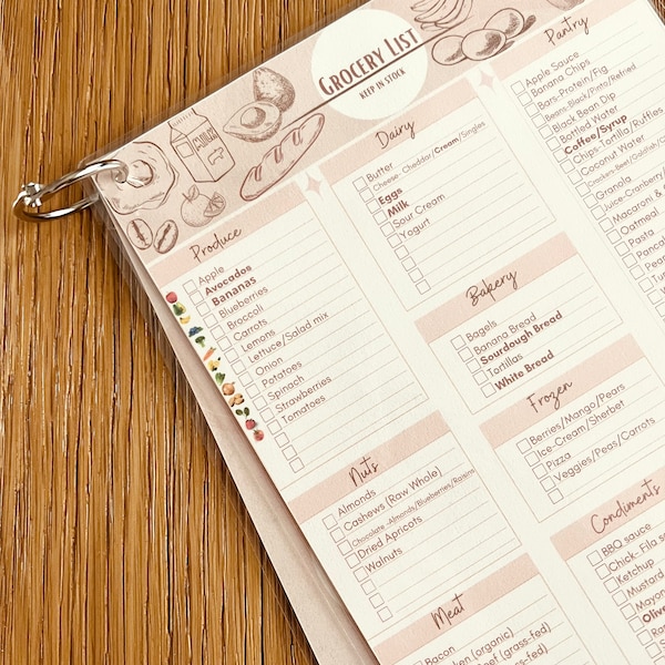 Basic Grocery List - Etsy