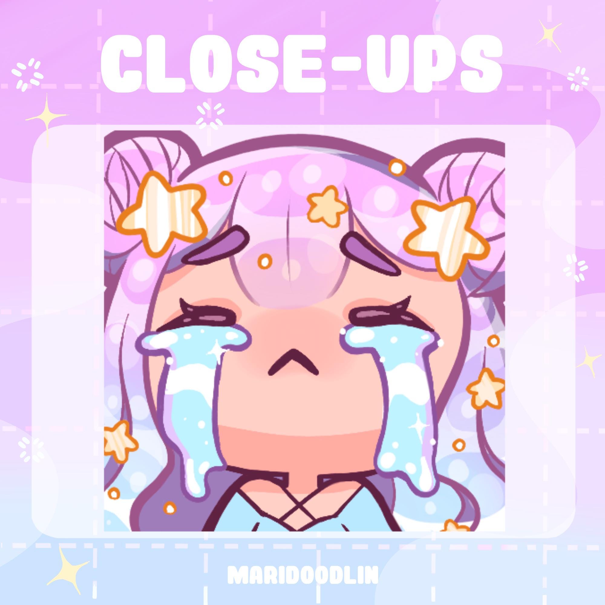 Celestial Girl Emotes: Magical Mermaid Twitch/discord Emotes (instant ...