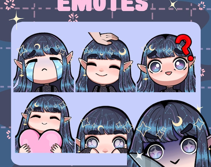 Celestial Elf Emotes | Twitch Emotes | Discord Emotes | Instant ...