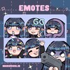 Demon Girl Emotes Twitch and Discord Emotes Instant Download Cute Girl ...
