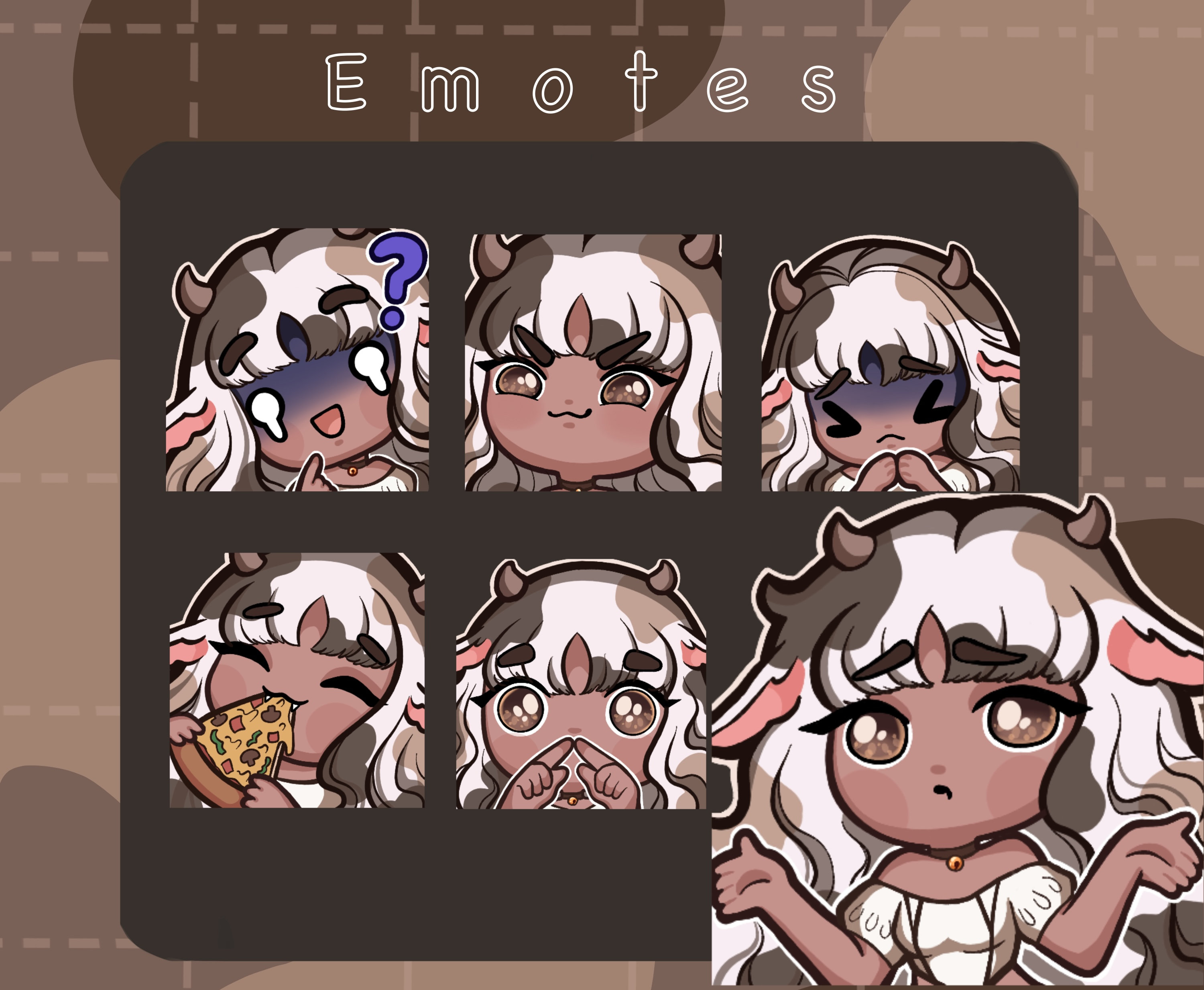 Cow Girl Emotes Twitch & Discord Emotes Download Instantly - Etsy Australia