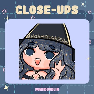 Witchy Girl Emotes | Twitch Emotes | Discord Emotes | Instant Download ...