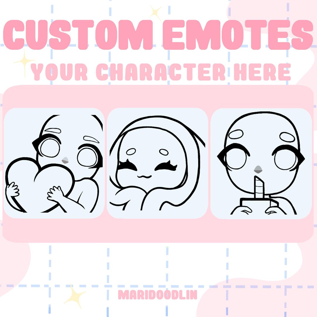 Cozy Custom Made Emote Set of 3 | Twitch Emotes | Discord Emotes ...