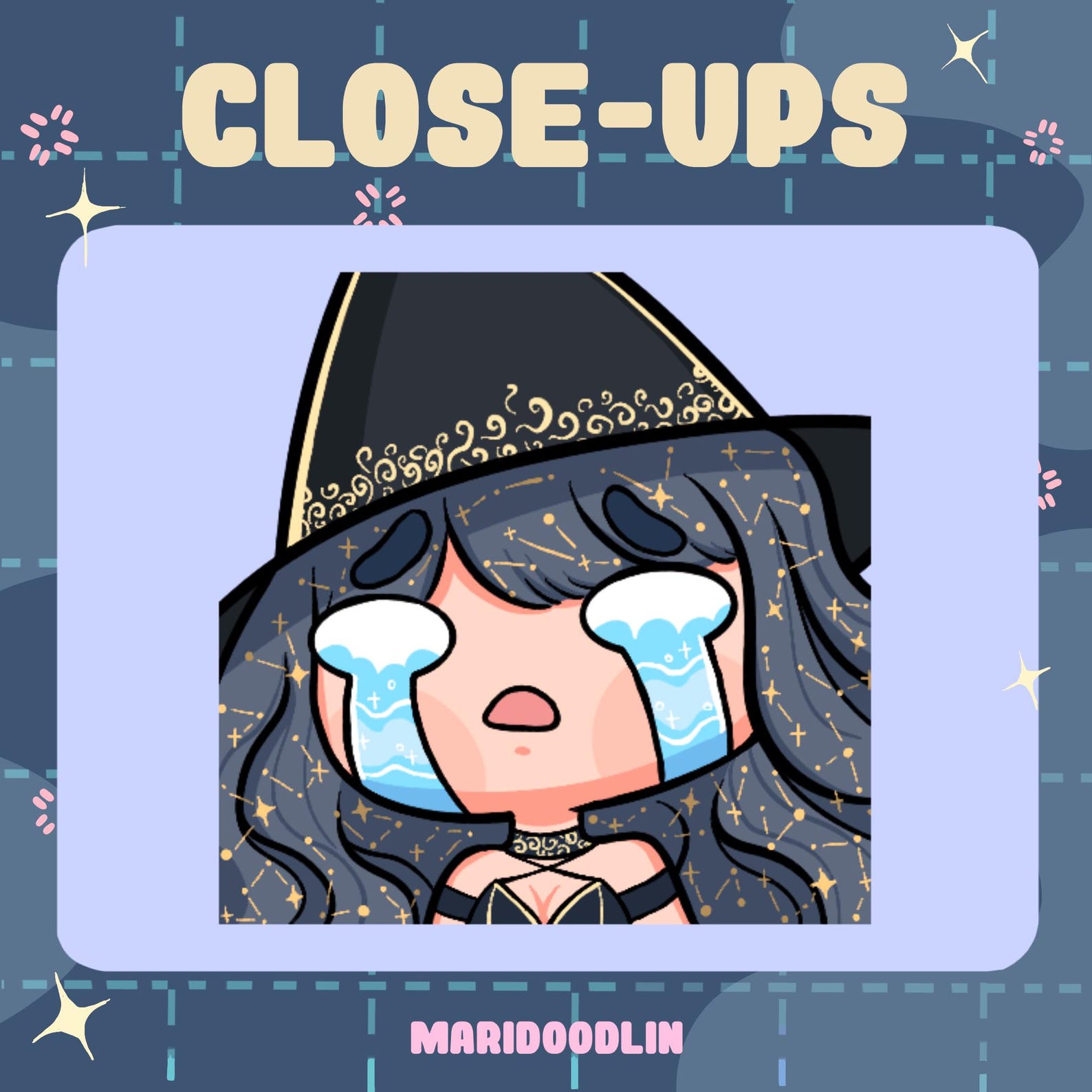 Witchy Girl Emotes: Celestial Magic for Twitch/discord (instant ...