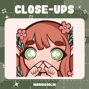 Pretty Elf Girl Emotes Part 2 | Twitch and Discord Emotes | Instant ...