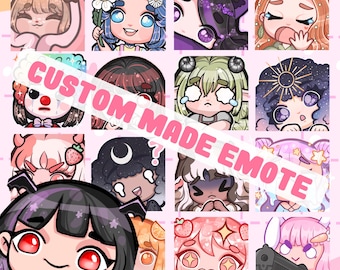 Custom Made Emote Set of 3 Twitch Emotes Discord Emotes Quick Delivery ...