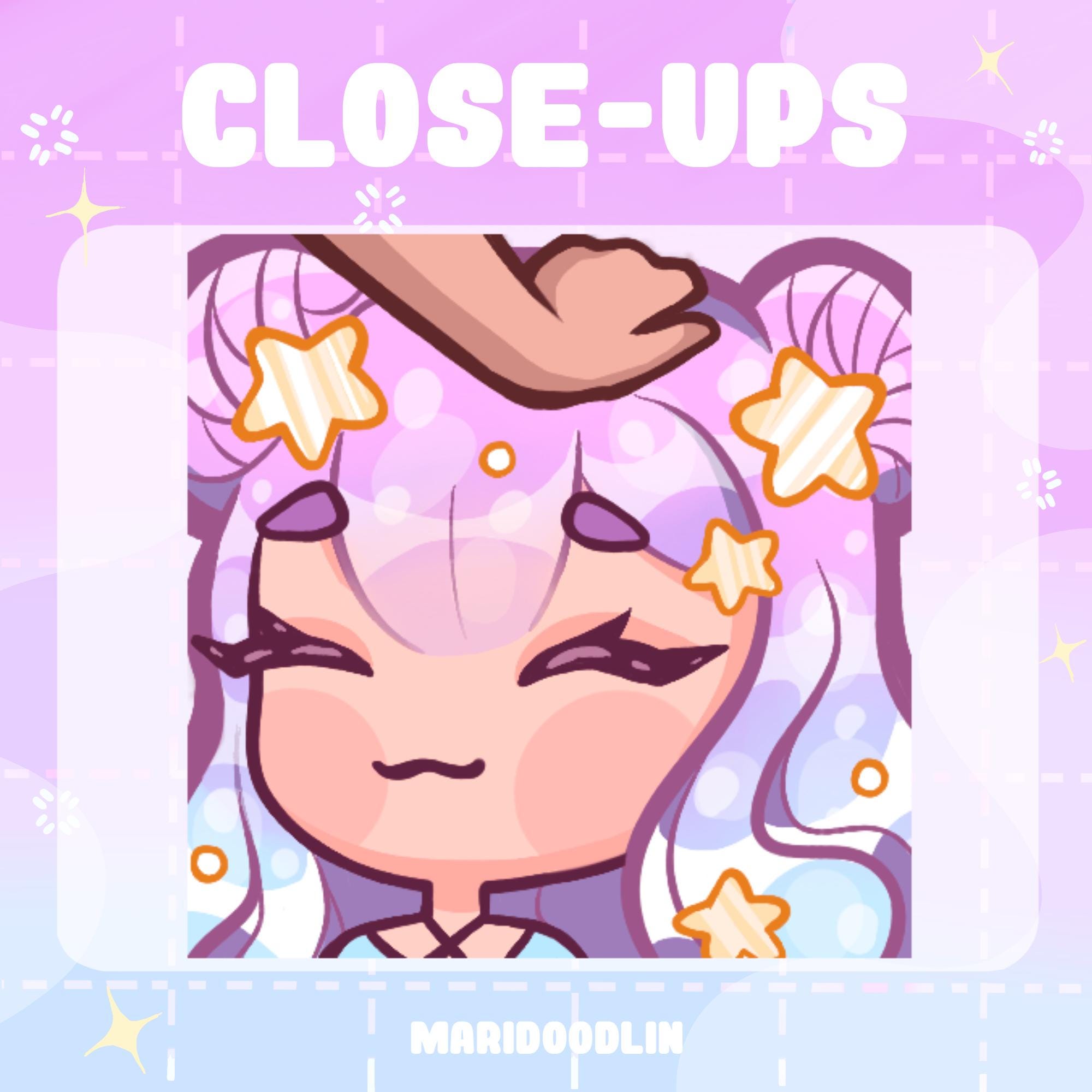 Celestial Girl Emotes: Magical Mermaid Twitch/discord Emotes (instant ...