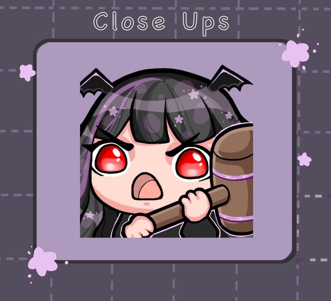 Halloween Bat Girl Emotes Twitch Emotes Discord Emotes - Etsy