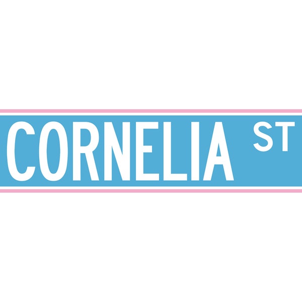 Cornelia Street Sign - Etsy