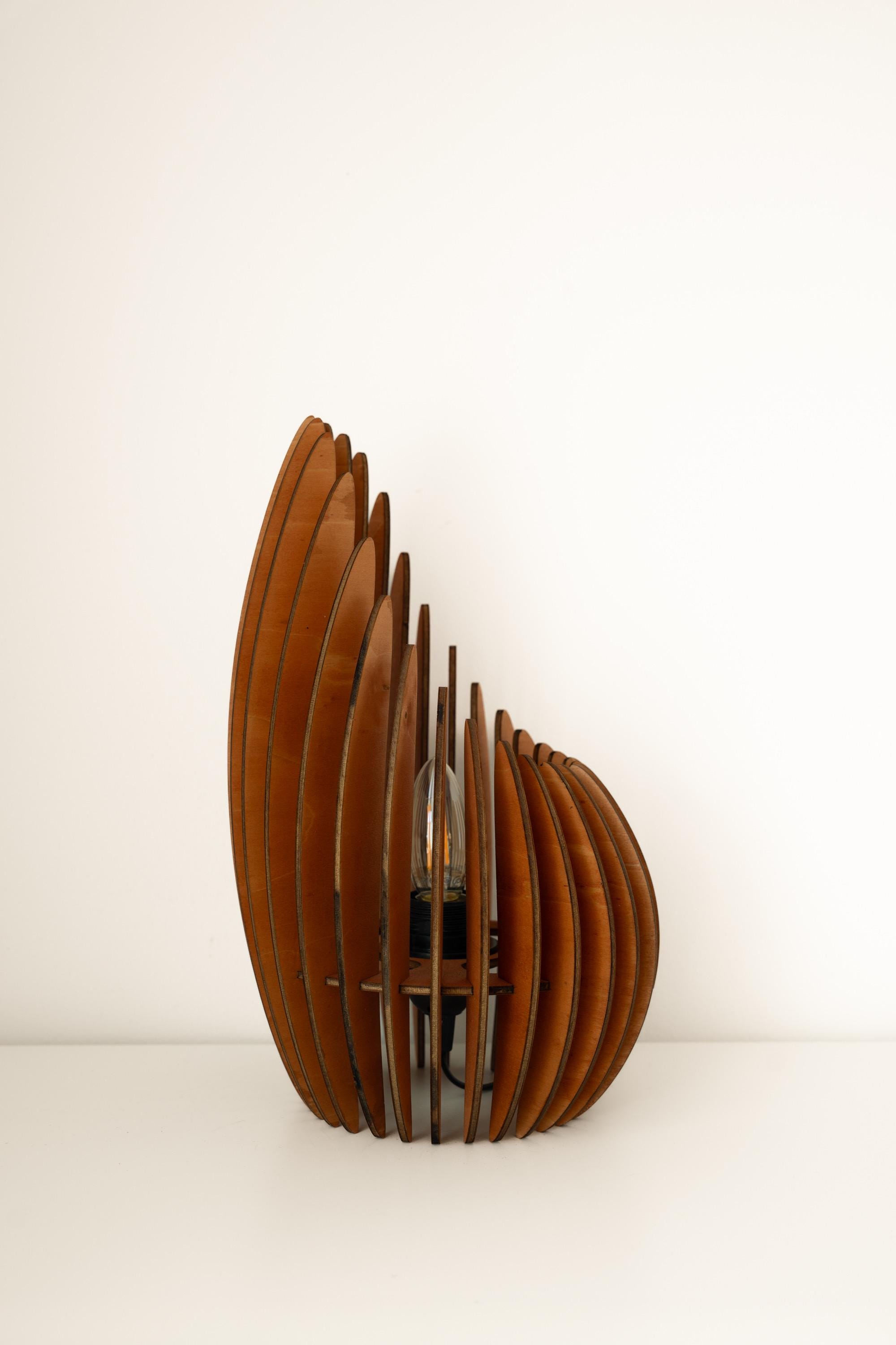 Parametric Wooden Table Lamp - Etsy