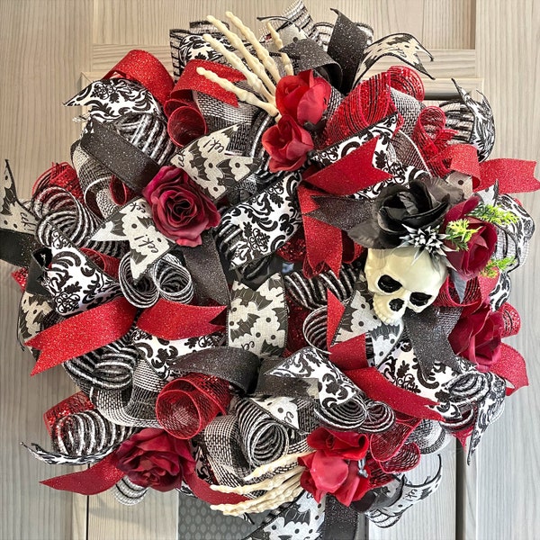 Skeleton Wreath - Etsy