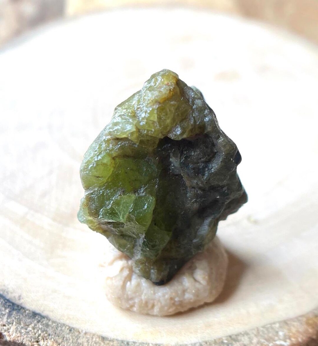 14.30 Gram-rare-raw Peridot Specimen Stone, 30x23 MM, 100%natural ...