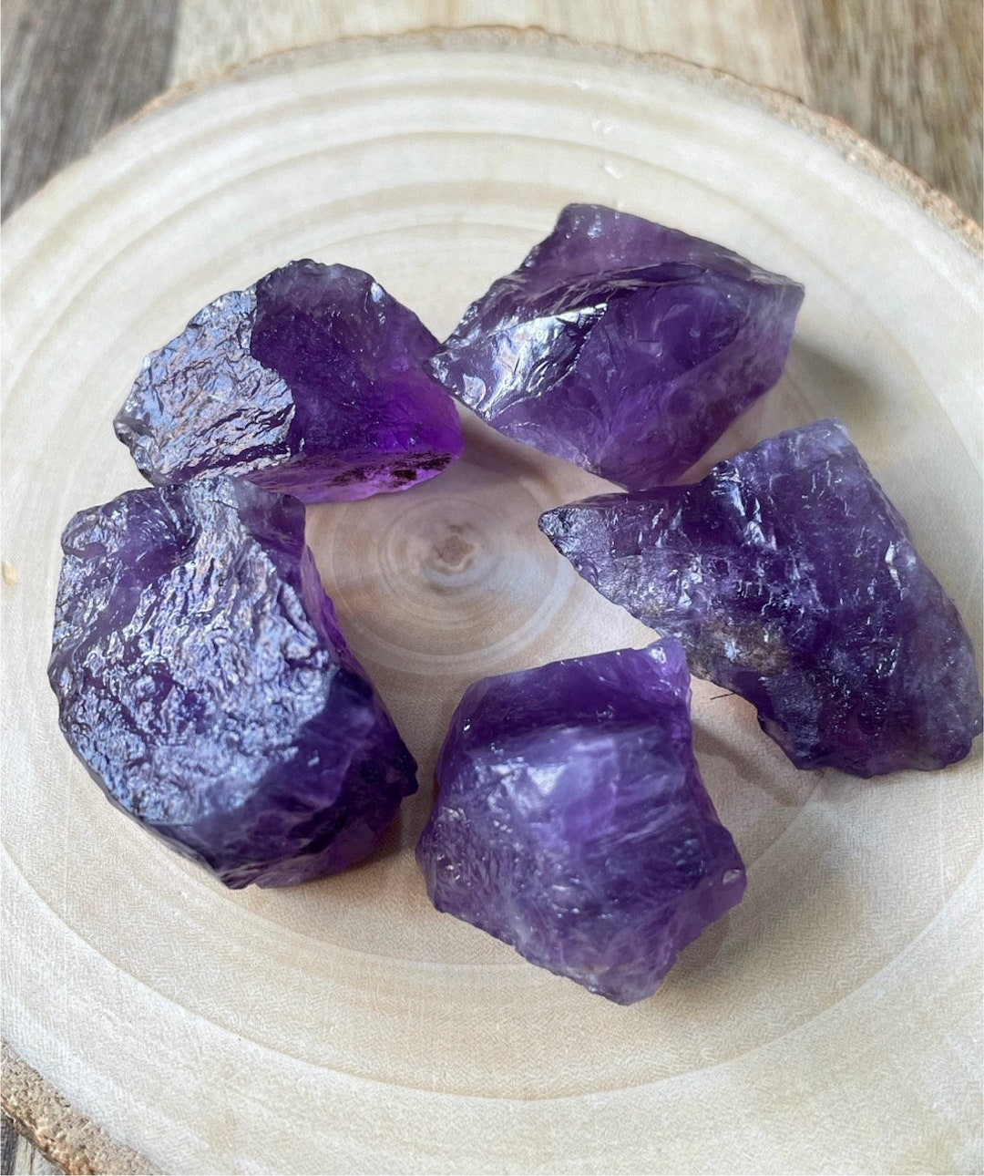 AAA Raw Amethyst Rough: Natural Purple Gemstone, 1 Inch (5 Pcs) - Etsy