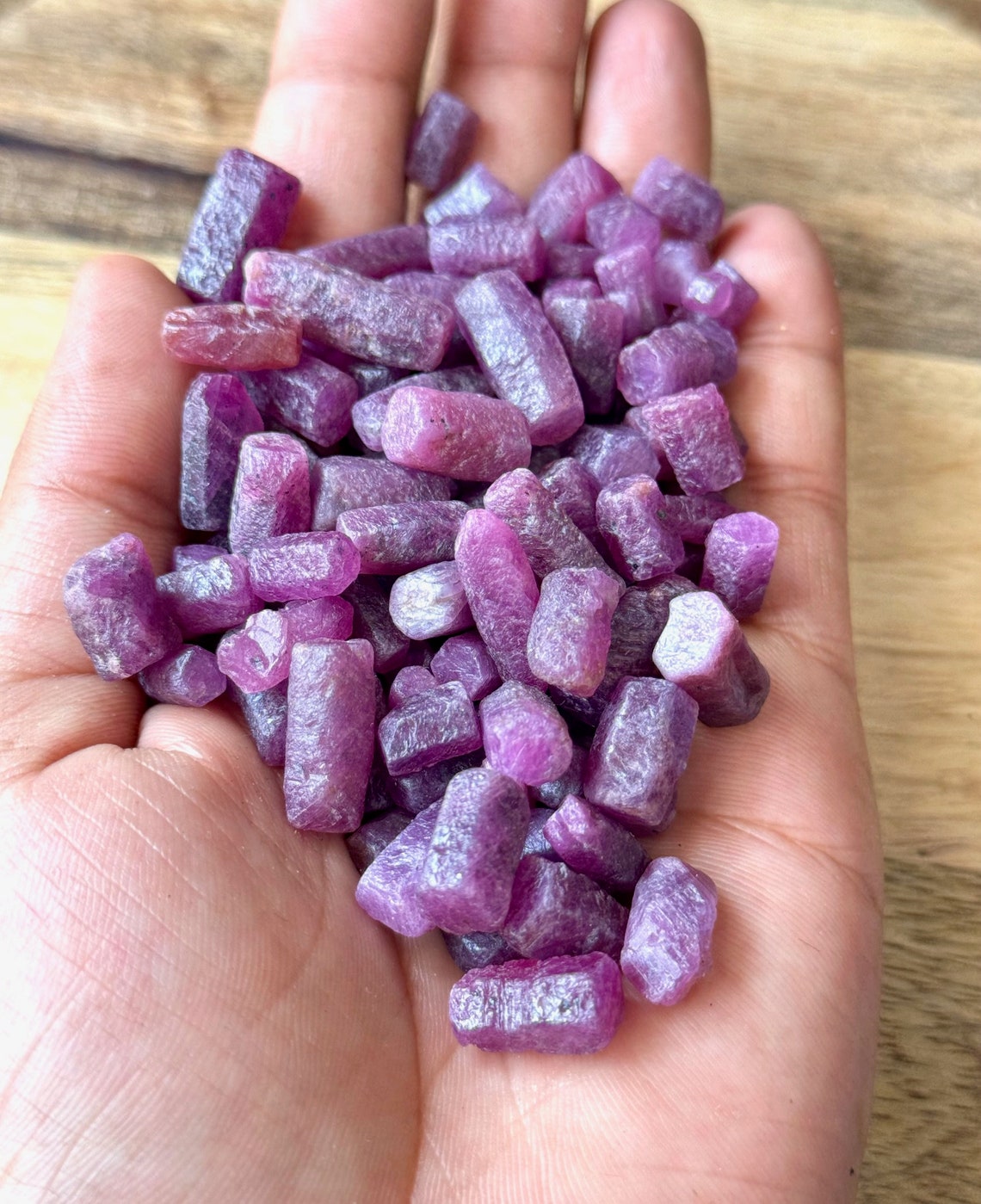 1000 GRAM~AAA+Ruby Rough, Precious Ruby Sticks, 9-14 MM, Pink Ruby Raw ...