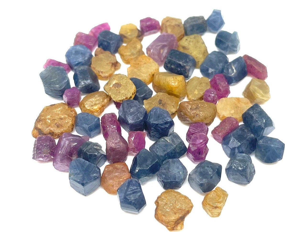 100CTSAAA Raw Multi Sapphire 100%natural Rough Ruby &sapphire - Etsy