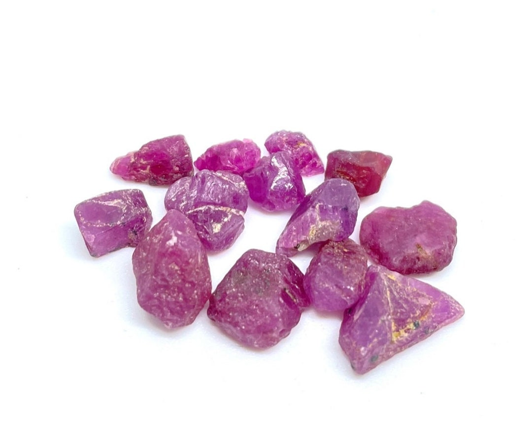 AAA Mozambique100%natural RAW Red Ruby Crystal Healing Gemstone Record ...