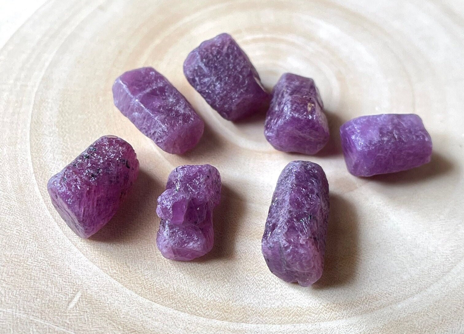 7 Pieces, Fine Quality Ruby Rough, Precious Ruby Sticks, Raw Ruby Stone ...