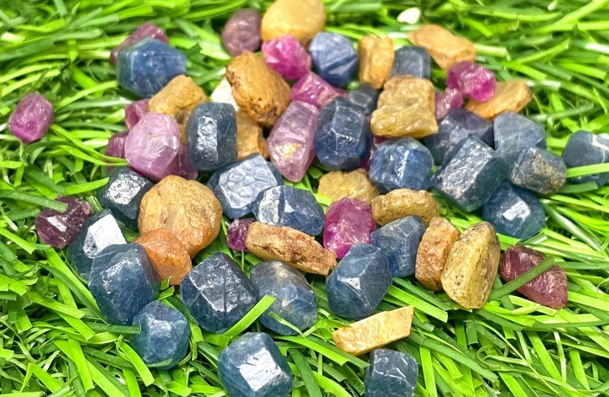100CTSAAA Raw Multi Sapphire 100%natural Rough Ruby &sapphire - Etsy
