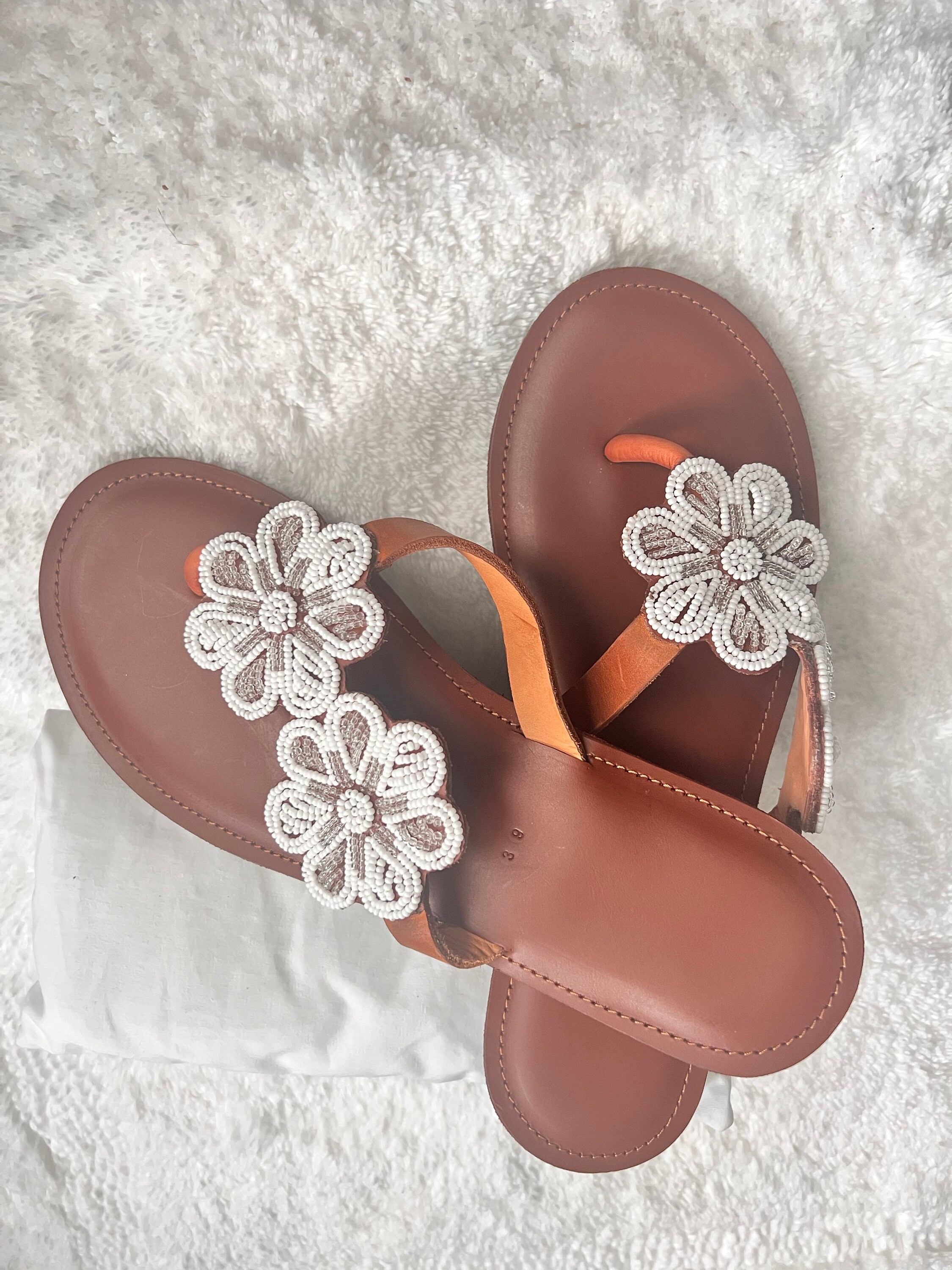 Maasai Sandals|Flower Sandals |Beach Sandals — African Warrior Magazine