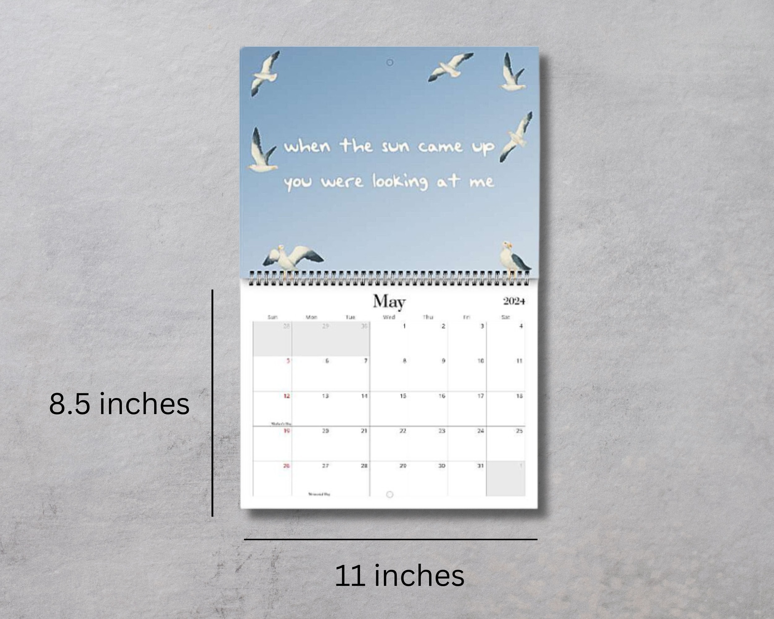 2024 My Version Era's Album Wall Calendar Lyric Inspired - Etsy Australia