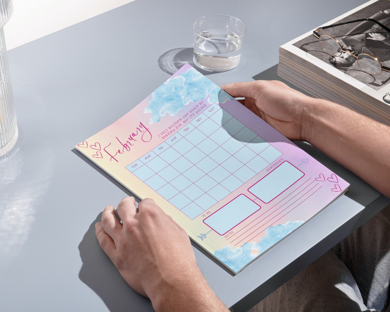 Taylor Swift Era's Inspired Printable Undated Monthly Calendar and ...